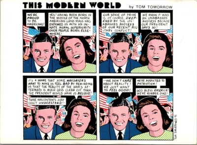Vintage Postcard This Modern World Tom Tomorrow Political Satire Anti ...