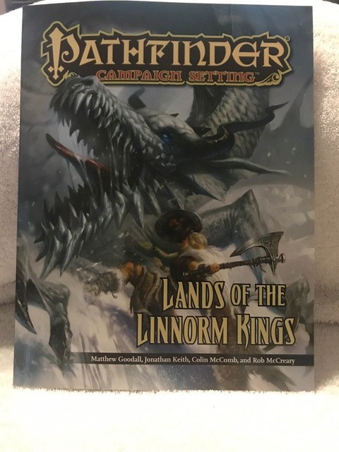 Lands of the Linnorm Kings Pathfinder SC Dungeons & Dragons RPG D20 ...