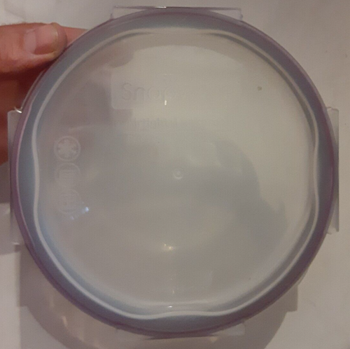 Pyrex 7201R Clear Round Glass Food Storage Bowl w/ snapware lid. good ...