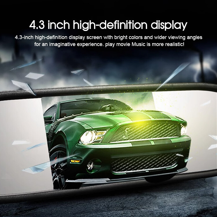 Reverse Camera Night Reversing Camera Rear View Mirror Kit Waterproof ...