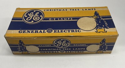 10 Vintage G-E Christmas Tree G-14 Lamps/Bulbs 110-125 Volts!Original ...