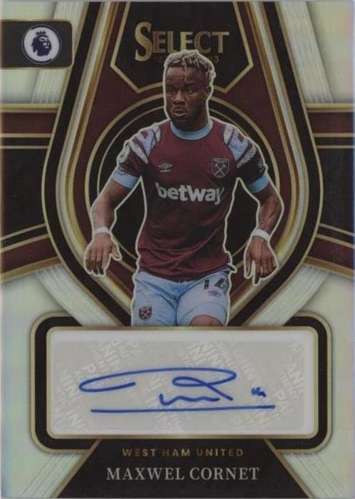 2022-23 Panini Select Premier League - Select Signatures Maxwel Cornet ...