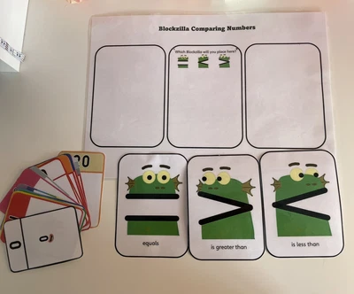 New Laminated Numberblocks Blockzilla | Grelly USA