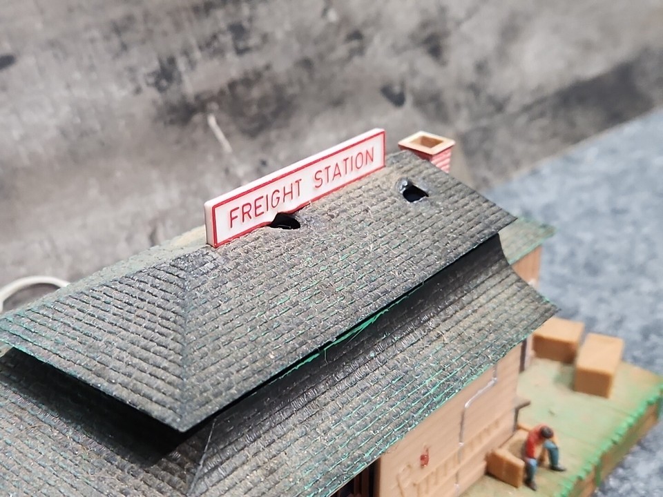 Tyco HO Scale Freight Station Building #906 Model Train Building | eBay