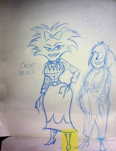 Beetlejuice 1989 Production Chris LaBonte Hand Drawn Character Model ...