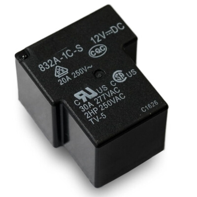 1PCS 832A-1C-S 12VDC Power Relay 5PIN 30A 277VAC 2HP 250VAC | eBay