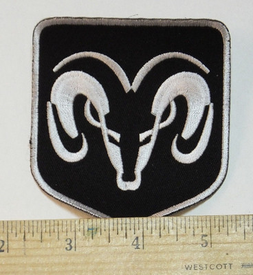 Dodge Ram Iron-on Embroidered Patch 3x3.5" | eBay