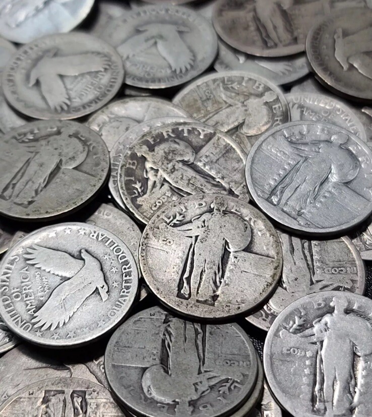 ☆1 Random Coin from Lot☆ Standing Liberty Silver Quarter (cull) | eBay