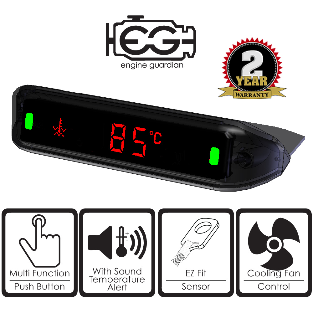 ENGINE GUARDIAN WATCHDOG OVERHEATING GAUGE FAN CONTROL | eBay