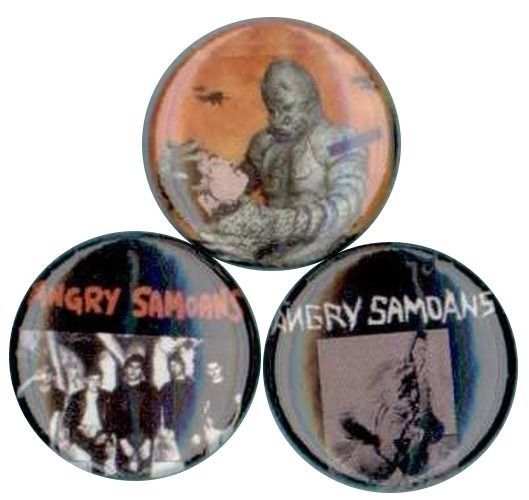 Angry Samoans: Set of 3 Buttons-Pins-Badges * Back From Samoa * Inside ...