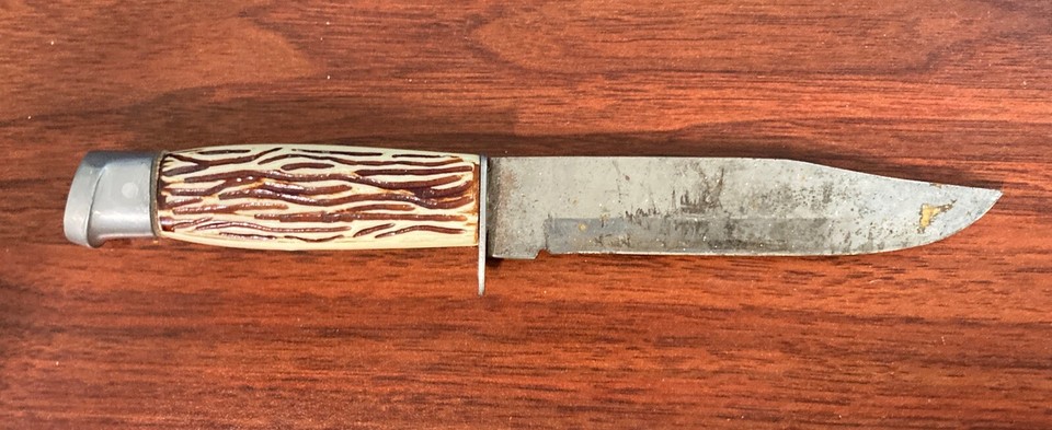 Vintage Compass Hunter Fixed Blade Knife Brazil 8 3/4" | eBay