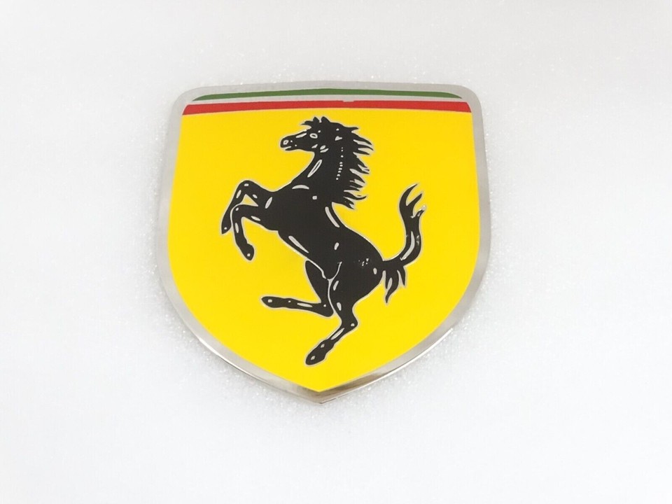 REPLICA REPRODUCTION BADGE EMBLEM FITS TO VINTAGE FERRARI CAR #V272-7 ...