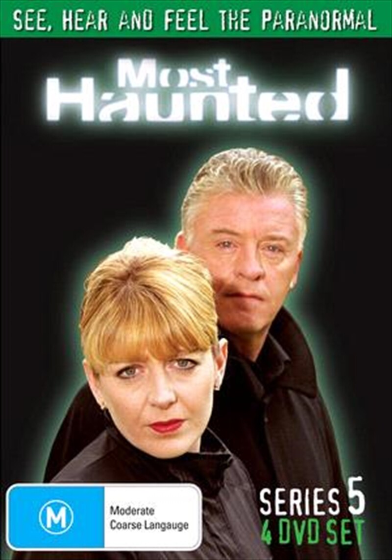 MOST HAUNTED DVD Series 5 (4 DISC) Ghost Haunting Supernatural TV Show ...