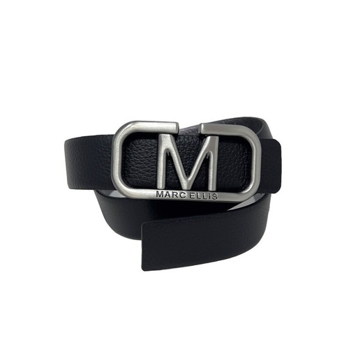 Women's Belt MARC ELLIS Me Belt 100 Reversible Black/Brush Cdf Leather ...
