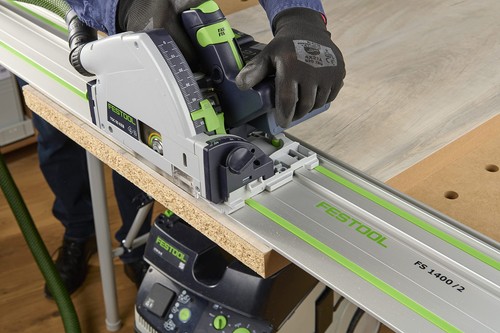 Festool FS 1400 mm Aluminum Guide Rail for Precision Cuts with TS Saws ...