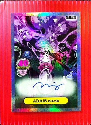 2025 Topps Garbage Pail Kids 40th Adam Bomb GARBA-26 Blue Drool 76/99 ...