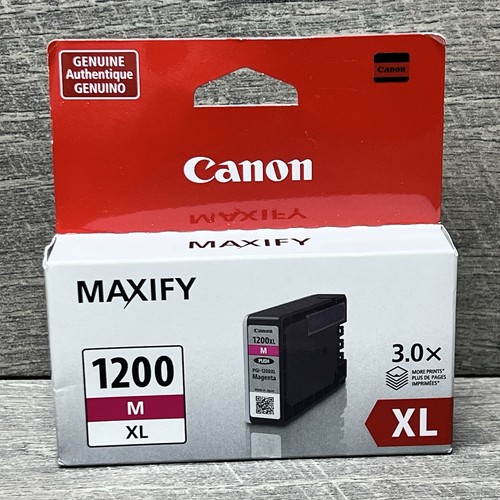Genuine Canon Maxify PGI-1200XL MAGENTA Ink Tank / Cartridge - NEW | eBay