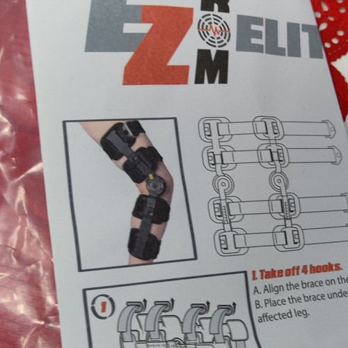 ManaMed ManaEZ ROM Elite Knee Brace EZRE001 Hinged New | eBay