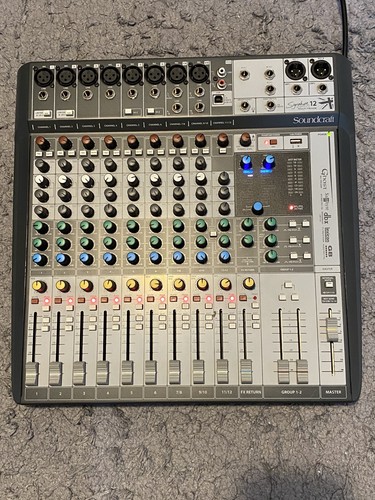 Soundcraft Signature 12 MTK Sound mixer 12/14 I/O Usb Interface | eBay UK