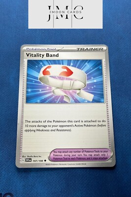 Pokémon TCG Vitality Band Scarlet & Violet BASE Set 197/198 Regular | eBay