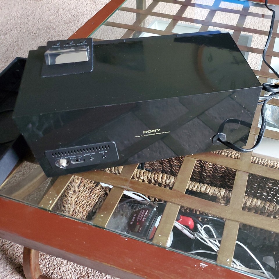 Sony ICF-M1000 FM/AM PLL Synthesized Digital Tuning Table Radio Digital ...