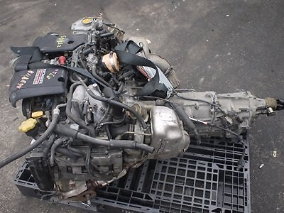 JDM 99 Fit For Subaru LEGACY EJ20 B4 BE5 BH5 Twin Turbo MT ENGINE MOTOR ...