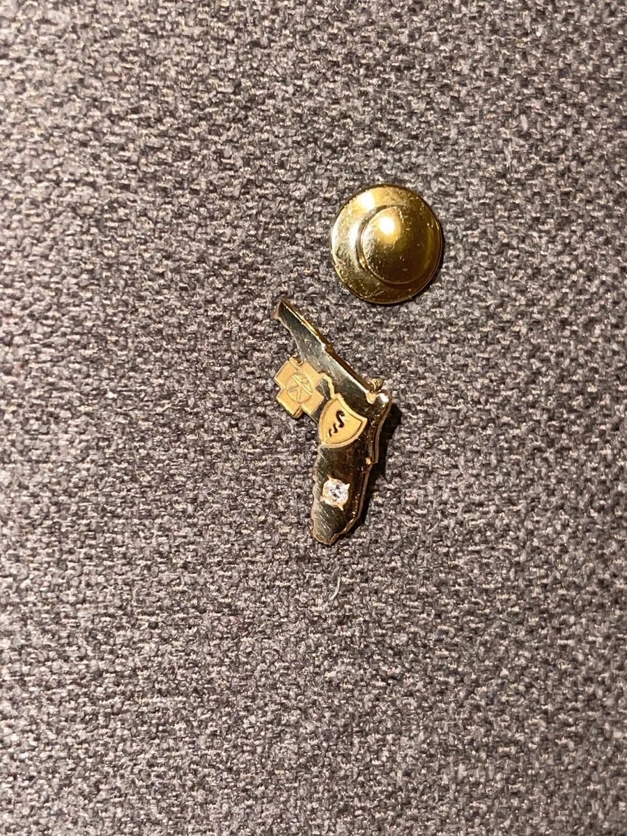 Rod Of Asclepius Gold