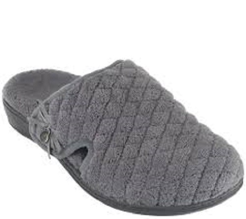 Vionic Adilyn Women's Orthotic Support Slippers Dark Grey | eBay