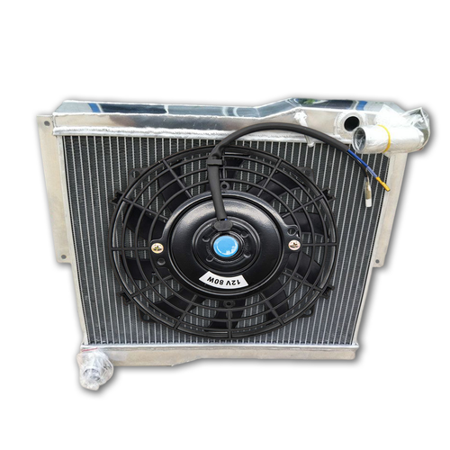 ALUMINUM RADIATOR & FAN FOR 1978-1980 1978 1979 MG MGB GT/ROADSTER 1977 ...
