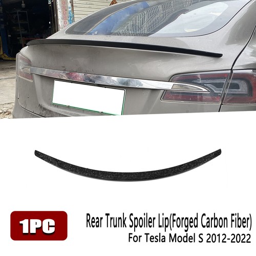 Rear Trunk Spoiler Wing For Tesla Model S 2012-2022 Forged Carbon Fiber ...