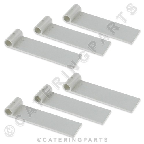 PACK 6 x PLASTIC SPLASH CURTAIN FLAPS FOR ICE CUBE MACHINE MAKER ...