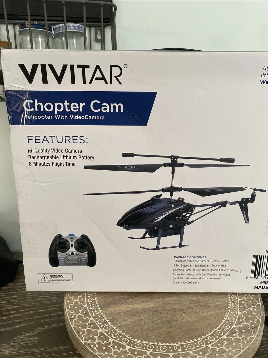 Remote Control Helicopter With Video Camera