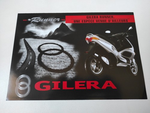 Gilera 50 Runner de 1998 Prospectus Catalogue Brochure Moto | eBay