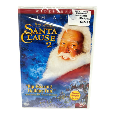 The Santa Clause 2 (DVD) Disney Live Action New and Sealed ...