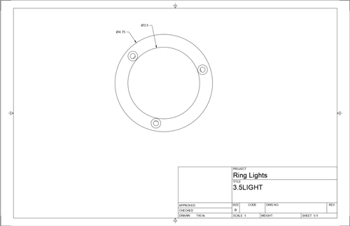 MILLING MACHINE 3.5 LED SPINDLE LIGHT - BRIDGEPORT, PM950, PM727V ...