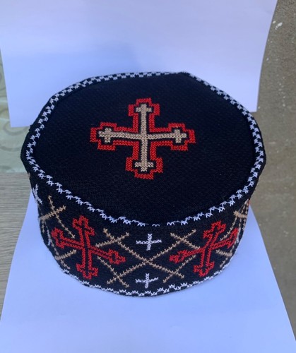 Orthodox christian priest embroidered skufia hat | eBay