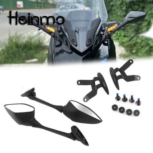 For Yamaha XMAX 300 2023-2024 Side Rear View Mirror with Bracket Holder ...
