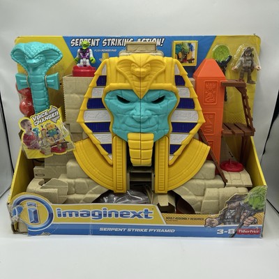 Imaginext Serpent Strike Pyramid Egyptian Anubis Serpent Queen Playset ...