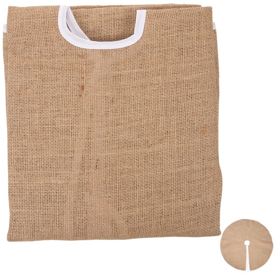 DIY Linen Tree Dress White Tree Cloth Skirt Christmas Tree Apron Simple ...