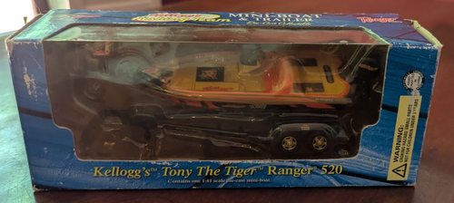 Kellogg’s Tony The Tiger Ranger 520, Mini Boat And Trailer, 2002, Die ...
