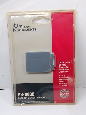 Texas Instruments PS-9000 Back-Up Memory Module For TimeRunner ...