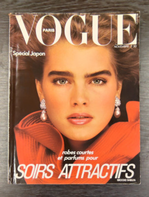 French VOGUE Paris Magazine: November 1982 - Brooke Shields | eBay
