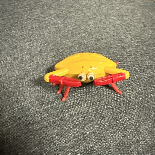 Vintage Toy Wind up Walking Sea Crab, Yellow & Red, Plastic & Metal | eBay