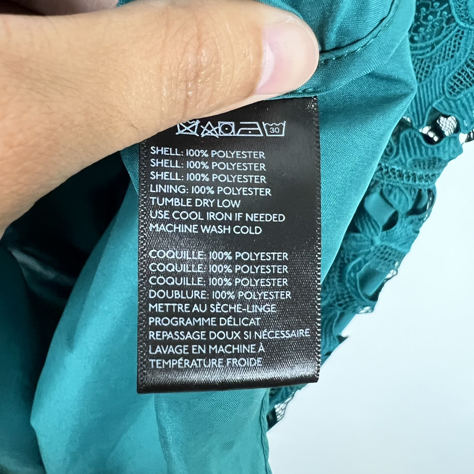 Urban Outfitters Saylor Valencia laser cut green dres… - Gem