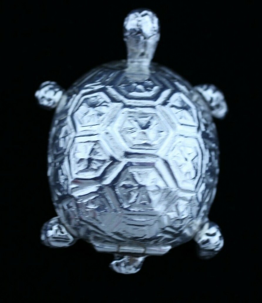 TIFFANY & CO. STERLING SILVER TORTOISE, TURTLE PILL BOX ITALY. | eBay