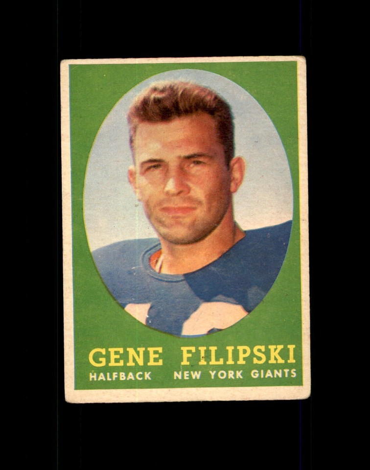 1958 Topps Football Cards - Complete Your Set You Pick #1-132 RESTOCKED ...