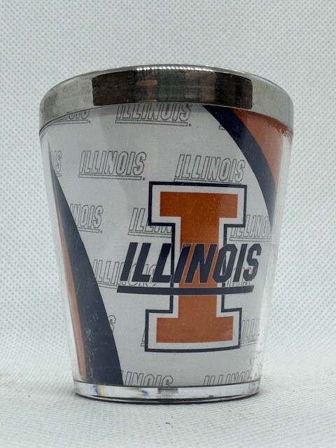 Illinois Plastic Shot Glass "I" New | eBay