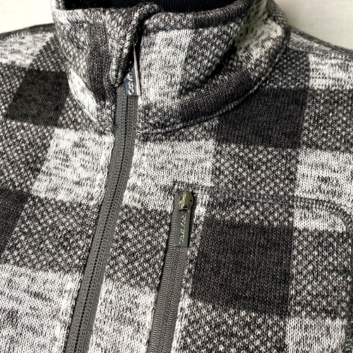 Calvin Klein Sweater Jacket Gray Women Size Medium Activewear Mock Neck ...