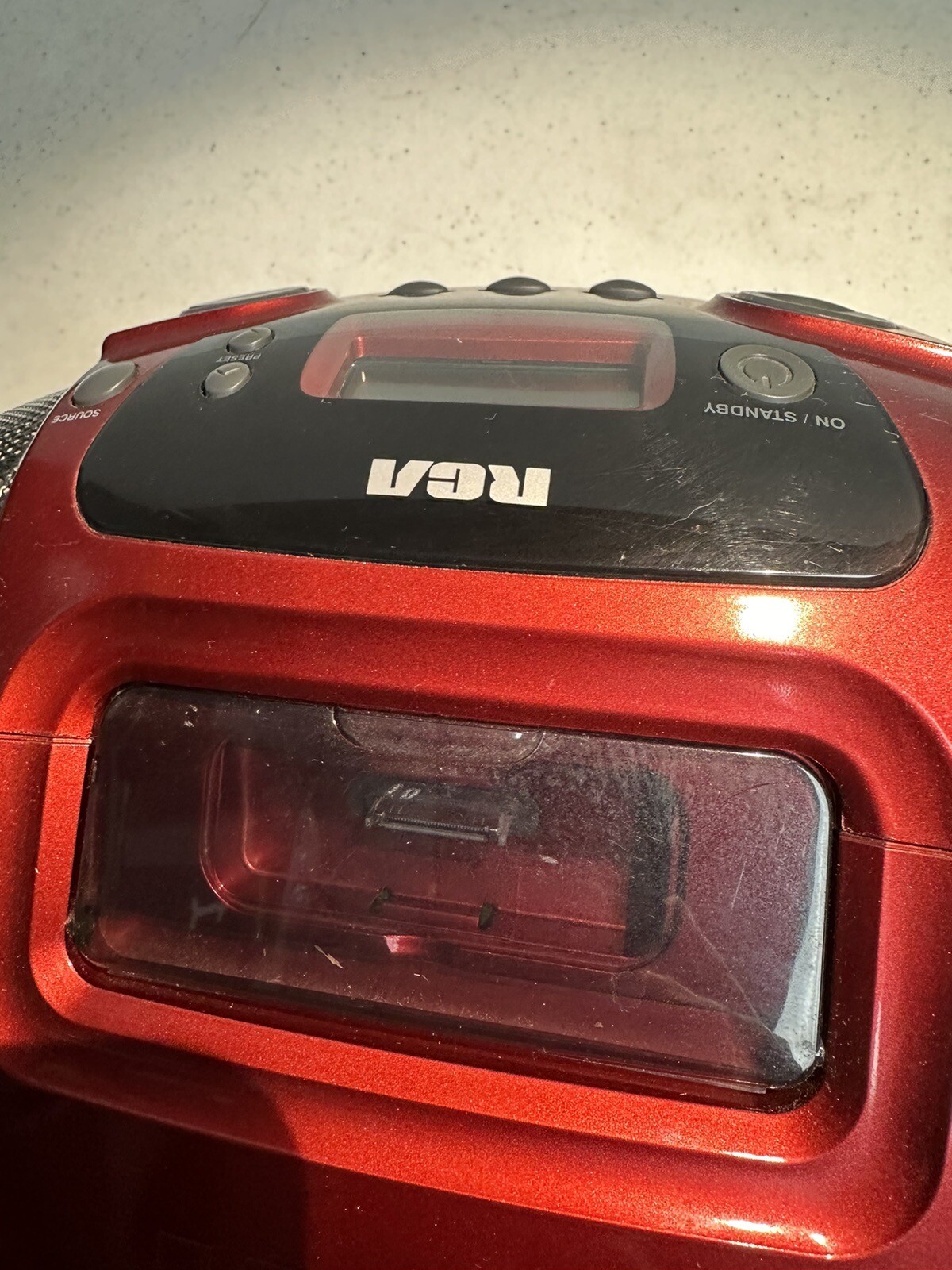 RCA RCD175A Portable CD Boombox with Radio AM/FM Tuner MP3 Player ...