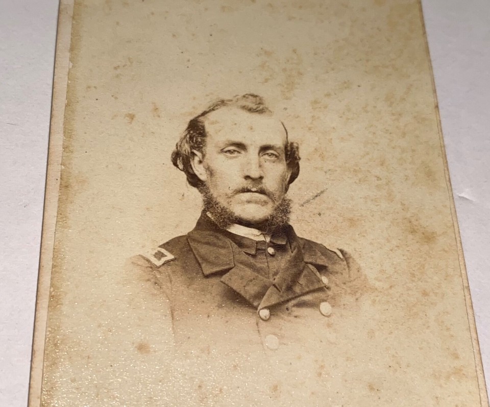 Rare Antique American Civil War Union Army Naval Officer Buffalo NY CDV ...